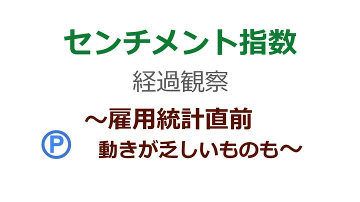 🅿️【Ⓟプライム投稿 #センチメント指数 動かない 雇用統計 ... | USA | PostPrime